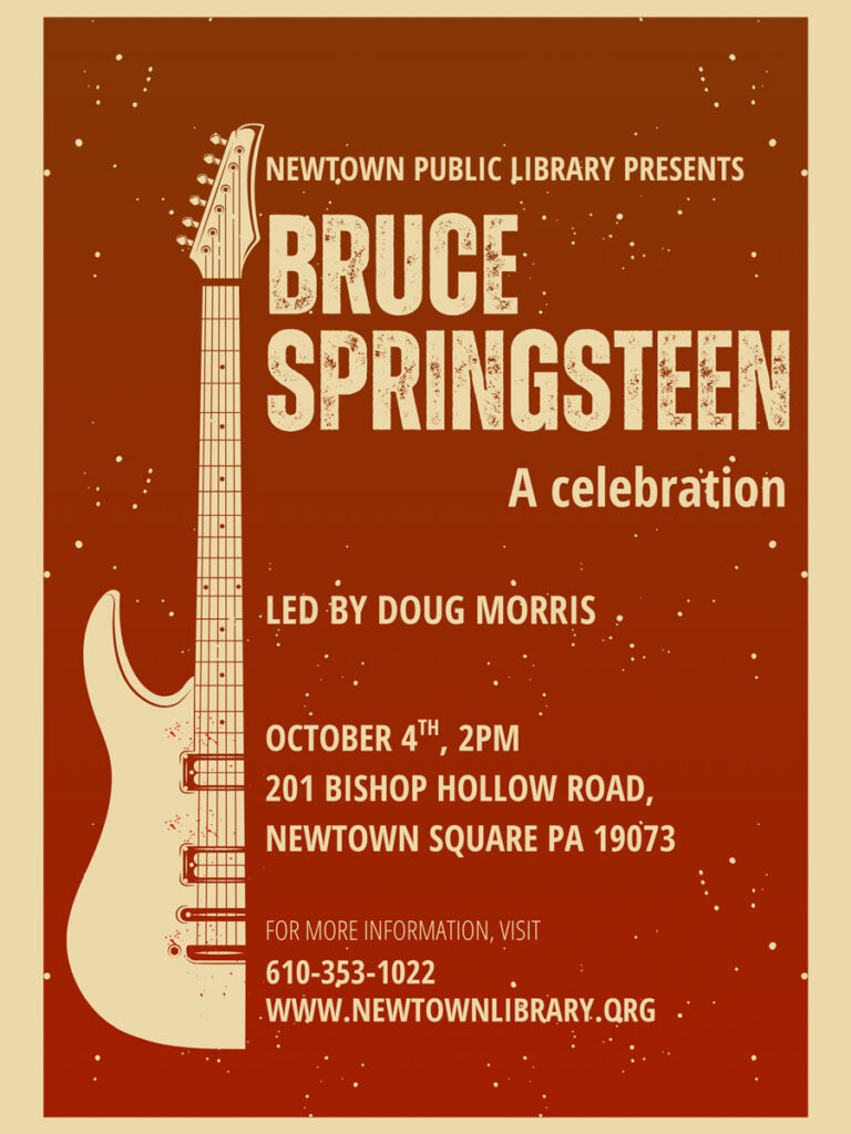 A Celebration of Bruce Springsteen – with Doug Morris - Delaware County ...